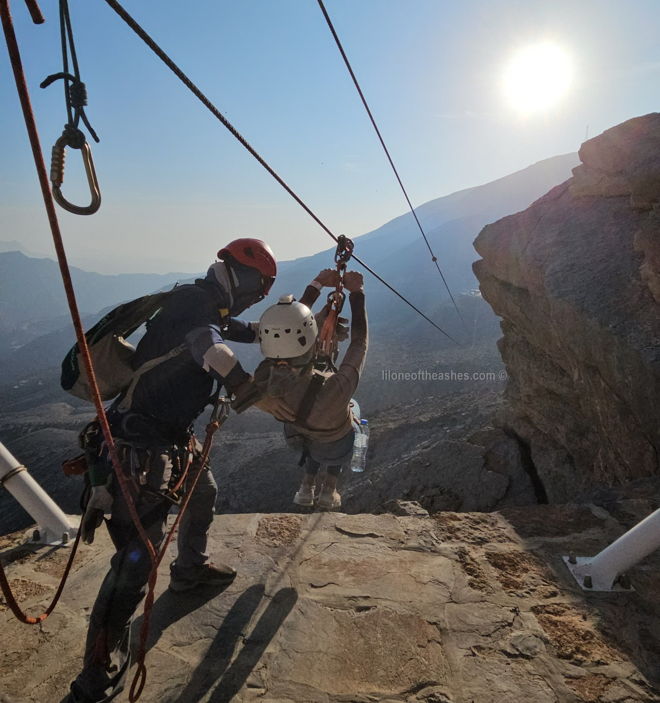 Jais Sky Tour : Zip-lining above the Hajar Mountains - Dubai Family ...