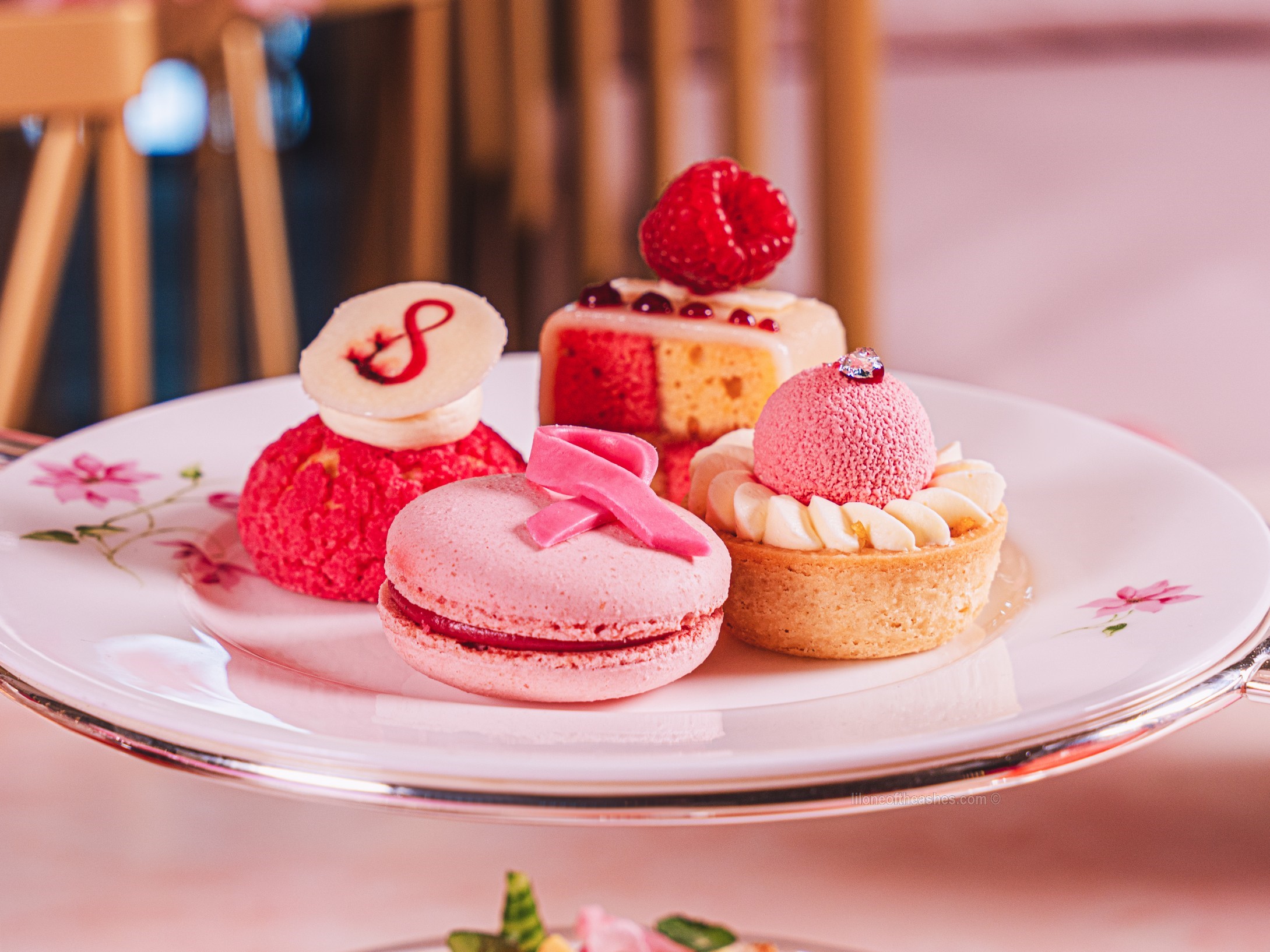 Pink Afternoon Tea @ Champagne & Tea Lounge, Dukes the Palm Dubai ...
